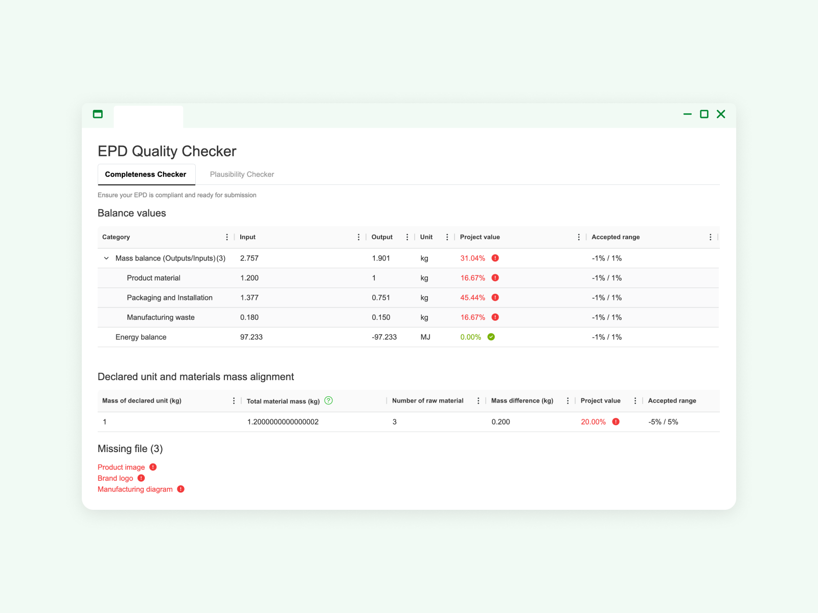 EPD journey through One Click LCA's tools